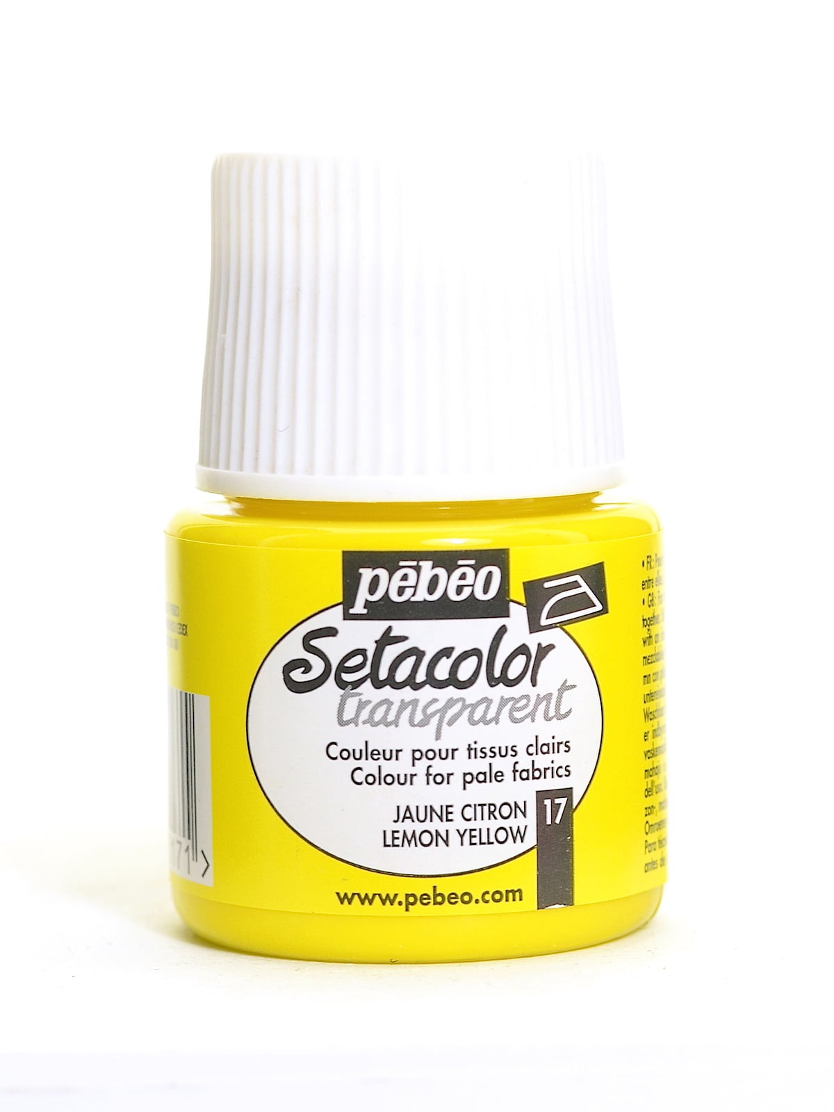 Setacolor Transparent Fabric Paint lemon yellow, 45 ml (pack of 3 ...