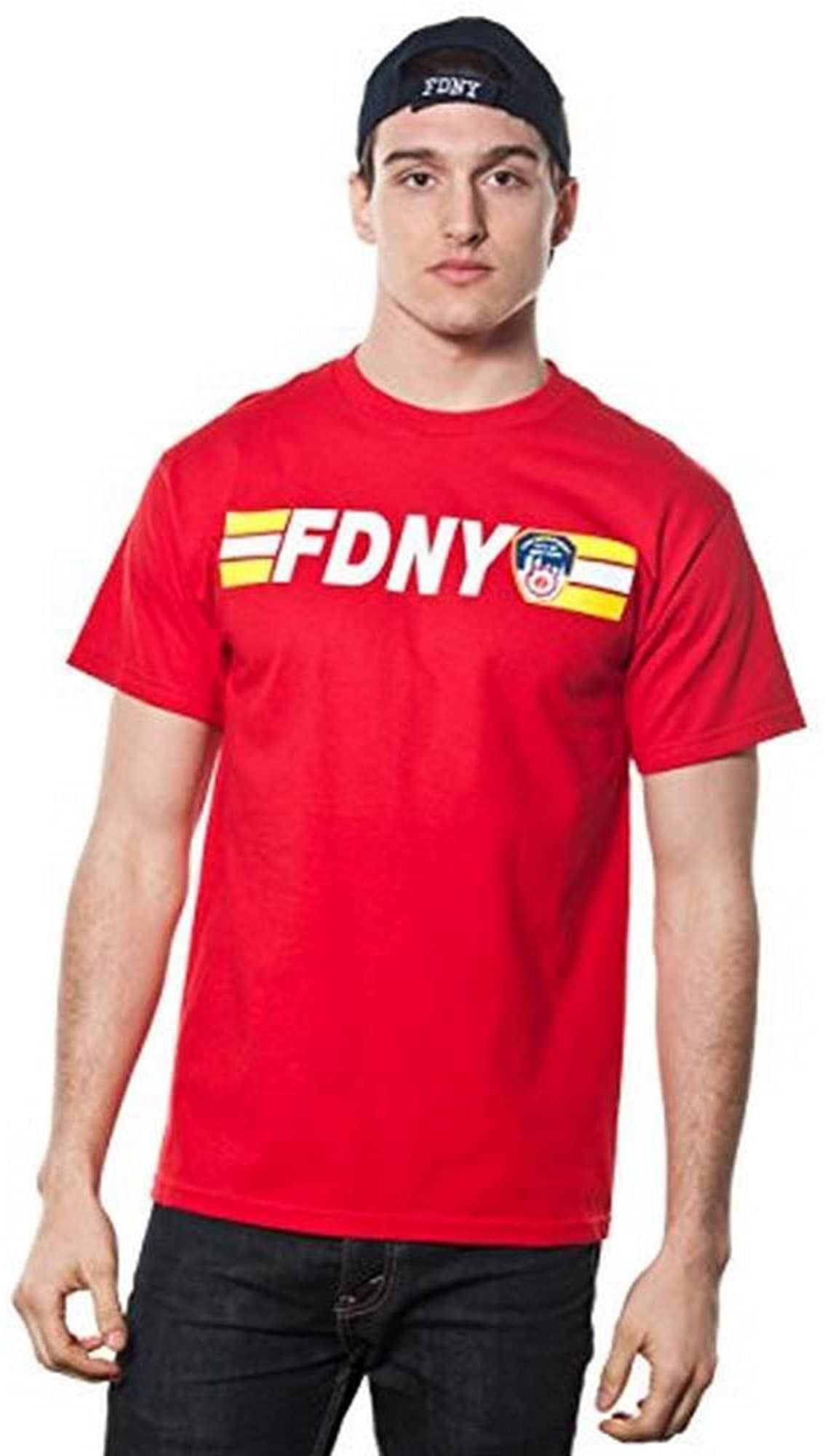 FDNY Adult Red Keep Back 200 Feet Tee | Walmart Canada