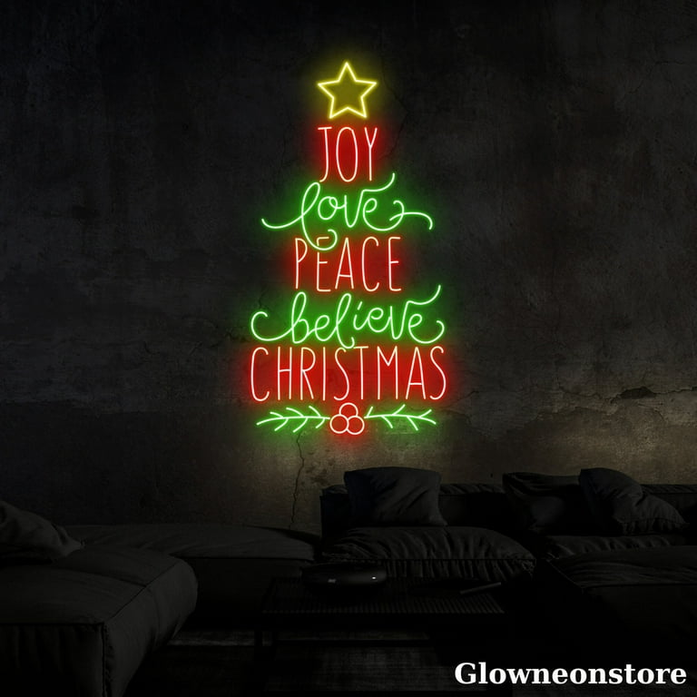 Peace Sign Led Christmas Lights