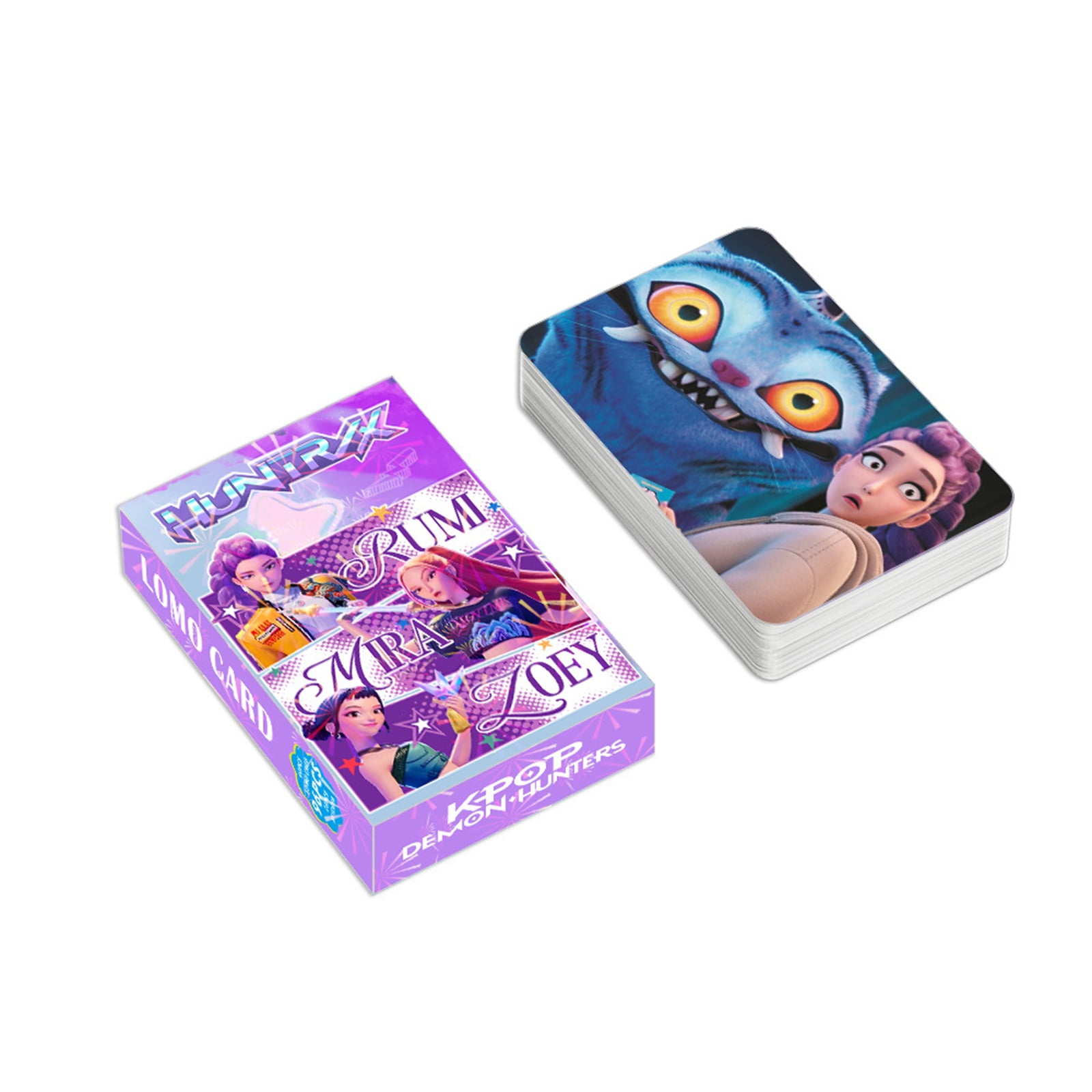 (60 Cards + 36 Stickers) Kpop Demon Hunters Flash Cards,Huntrix ...