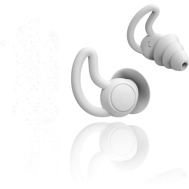 Reusable Safe Silicone High Fidelity Earplug, for Sleeping (Reduce 40dB ...