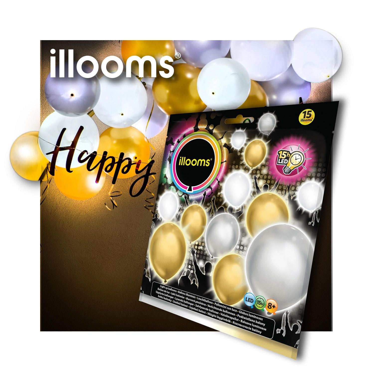 Click here for Illooms Gold  Silver  White Led Light Up Balloons prices