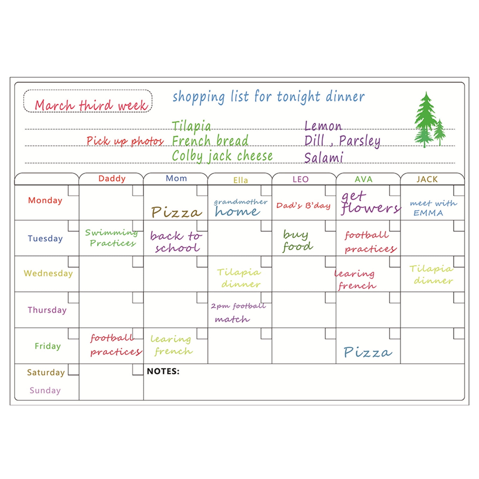 Click here for Amdohai Magnetic Dry Erase Board Calendar Whiteboa... prices