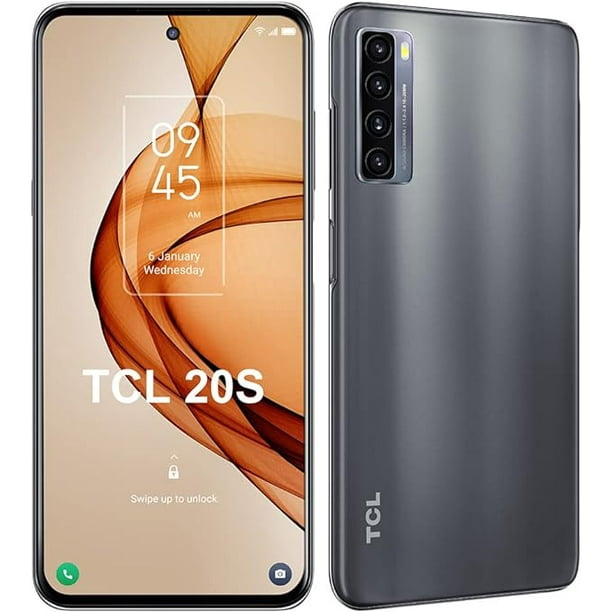 TCL T7730 20S 6.67" 128GB Storage 4GB RAM Milky Way Black LTE Cellphone ...