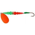 (2 pack) Mack's Lure Kokanee Killer Single Glo Hook Orange FlGrn/FlOrng ...