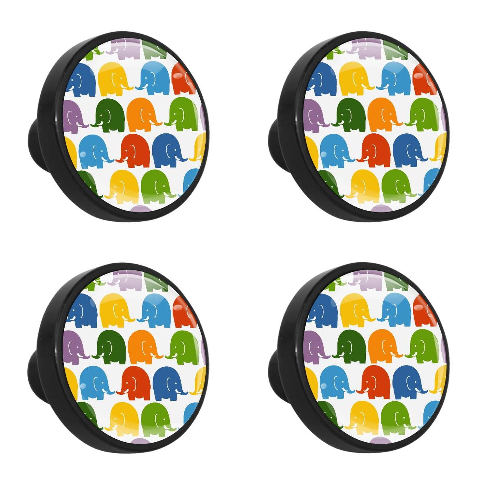 4 Pcs Elephant Knobs for Kitchen Cabinet Cupboard Dresser Bookcase ...