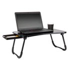 Mind Reader Kids’ Lap Desk, Freestanding Portable Table with Side ...