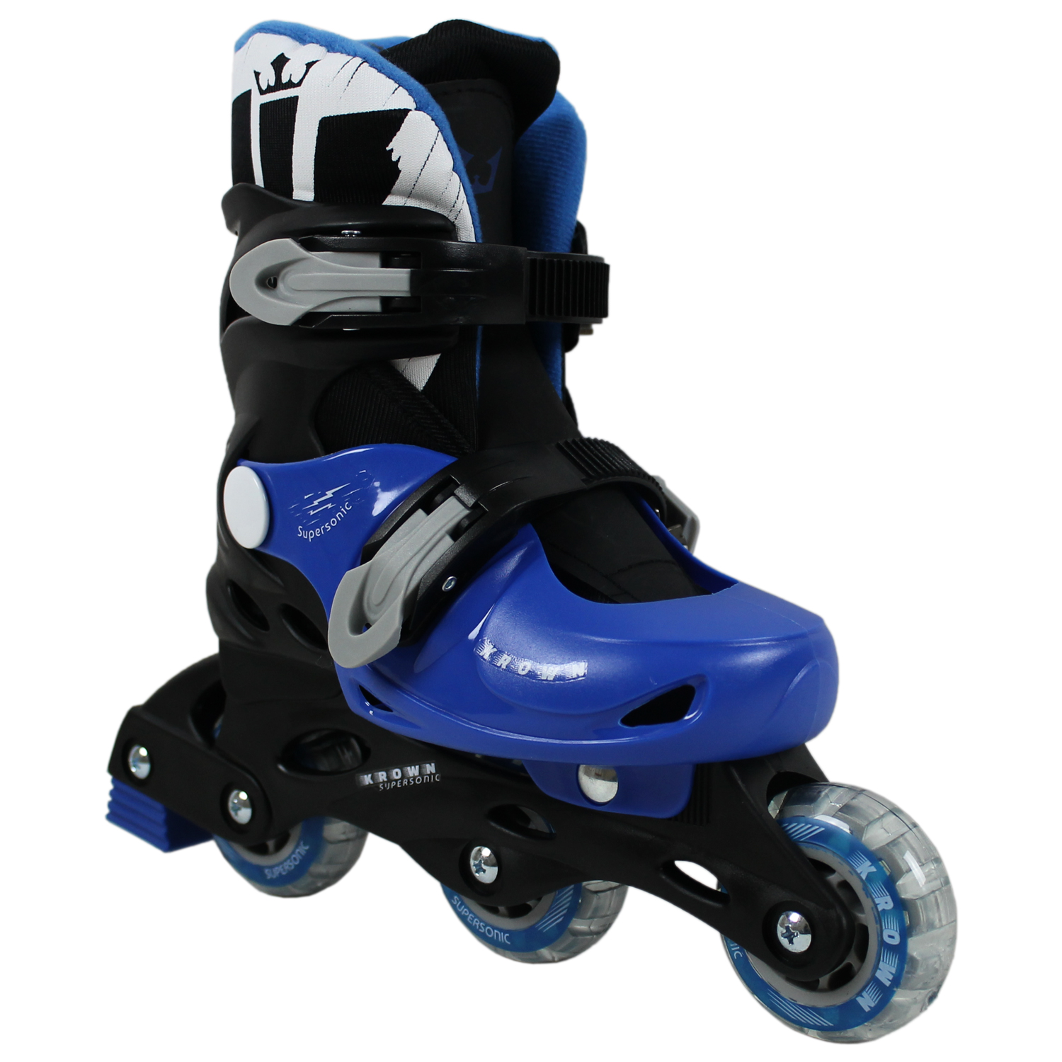 Kids Adjustable Inline Skates Boys Krown Superspeed Size S Y13 3