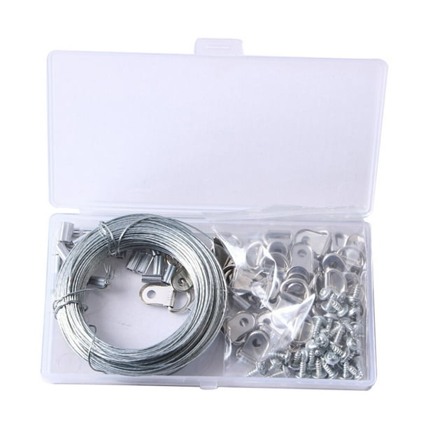 131 Pieces Photo Frame Hook Stainless Steel Set Rustproof Large Bearing ...