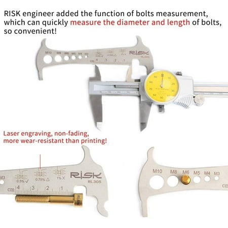 3 in 1 Bicycle Chain Checker, Bike Chain Wear Indicator Tool Bicycle ...