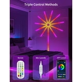 Smart Firework LED Lights,for Bedroom USB Firework Lights App Control ...