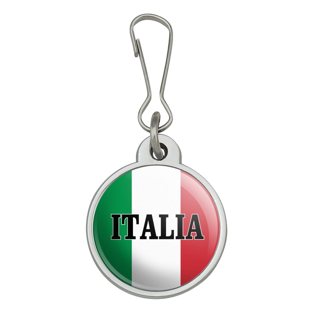 Italia Italy Italian Flag Jacket Handbag Purse Luggage Backpack Zipper ...