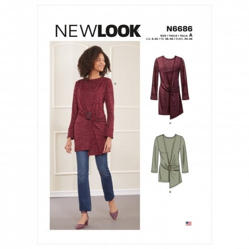 New Look Sewing Pattern 6619 Dresses - Walmart.com
