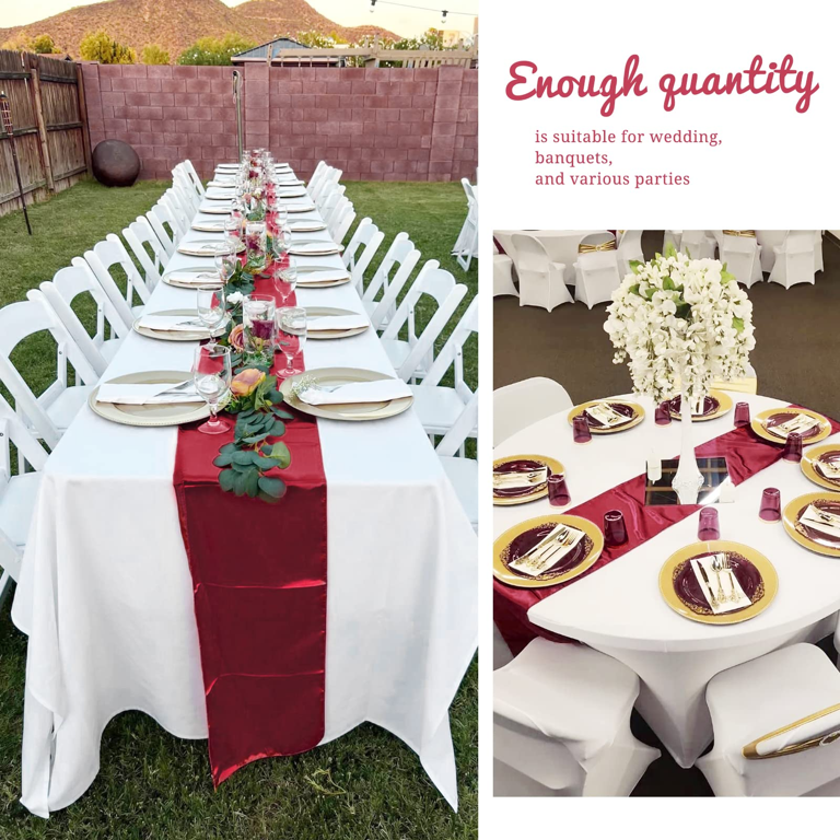 Burgundy Table Centerpieces