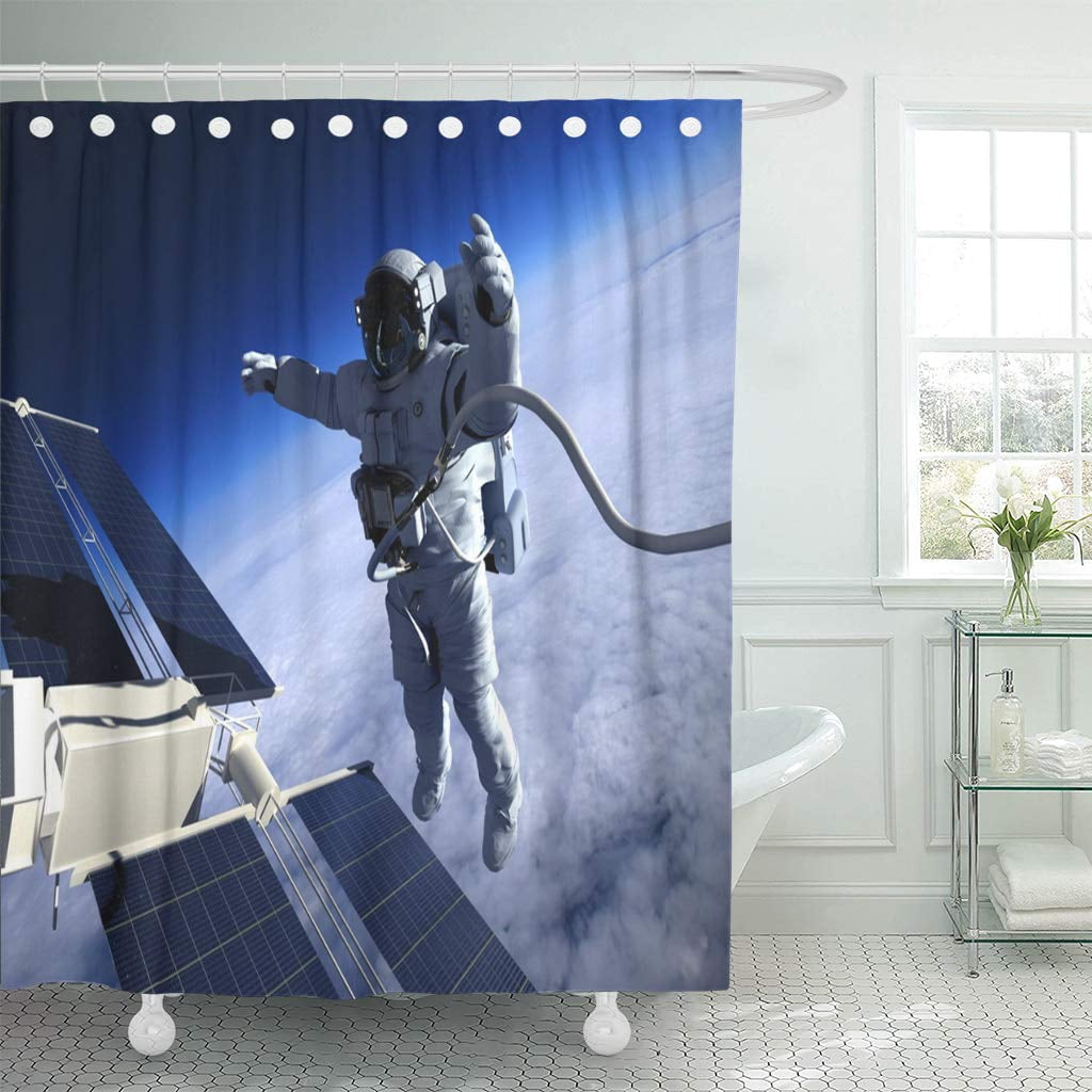 KSADK Spaceship Astronaut in Space Around The Solar Battery of This by ...