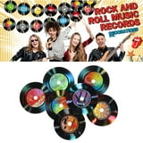 Paper Records Fake 20 Pieces in 1 Pack Paper Record Cut-Out Colorful ...