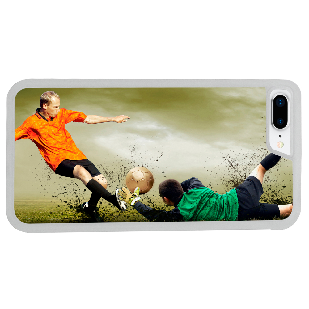 Image Of Photograph of Two Men Playing Soccer Apple iPhone 8 Plus ...