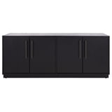 Safavieh Mallory Classic TV Stand for TVs up to 66 inch Black Durable ...