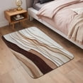Abstract Wave Texture Front Door Mat Indoor Entrance, Vintage Earth ...