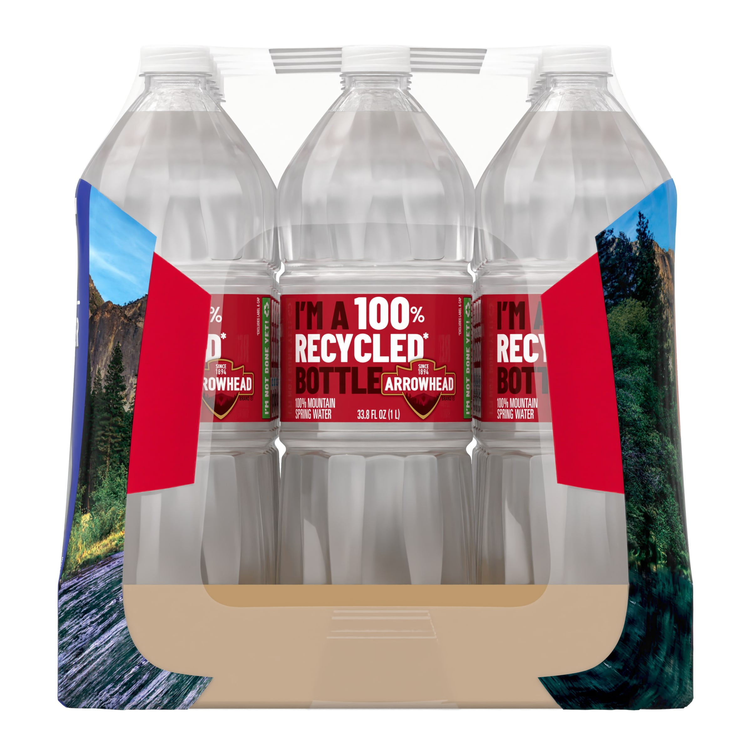 Arrowhead Water Bottle Label