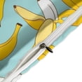Banana Print Pattern 90"x90" 3 Pcs Soft Bedding Set Includes 1 Duvet ...