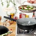 Beautiful All-in-One 4 QT Hero Pan with Steam Insert, 3 Pc Set, Black ...