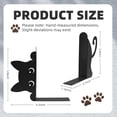 Cat Bookends Set of, Metal Decorative Book Ends for Shelves - Cute Cat ...