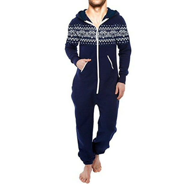 Skylinewears Mens Sleepwear One Piece Pajamas Unisex Non Footed