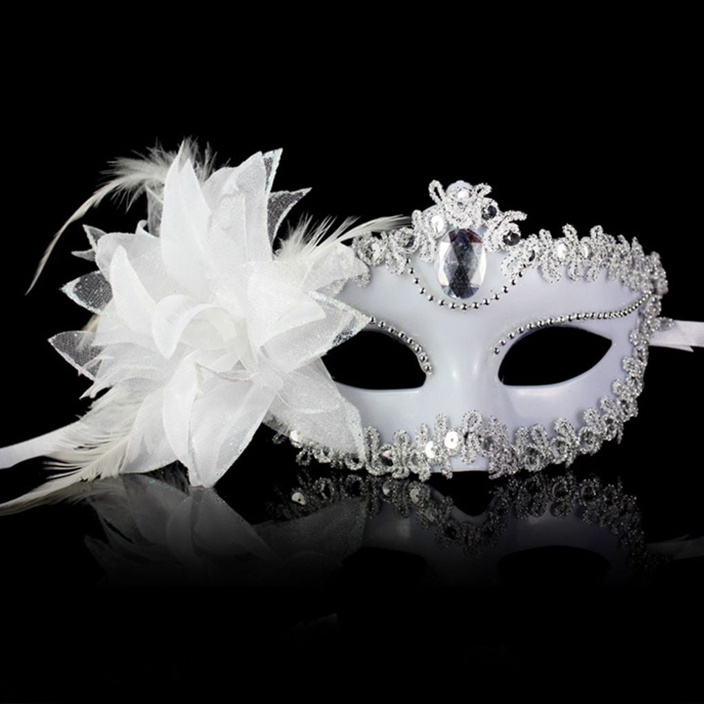 Click here for Shengyu Halloween Half Face Feather Mask Mask Masq... prices