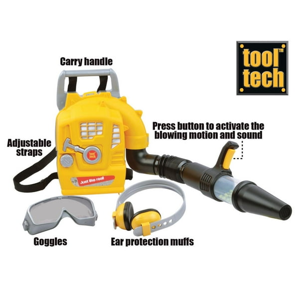 Red Box - Power Backpack Leaf Blower Pretend Play Toy - Pretend Goggles ...