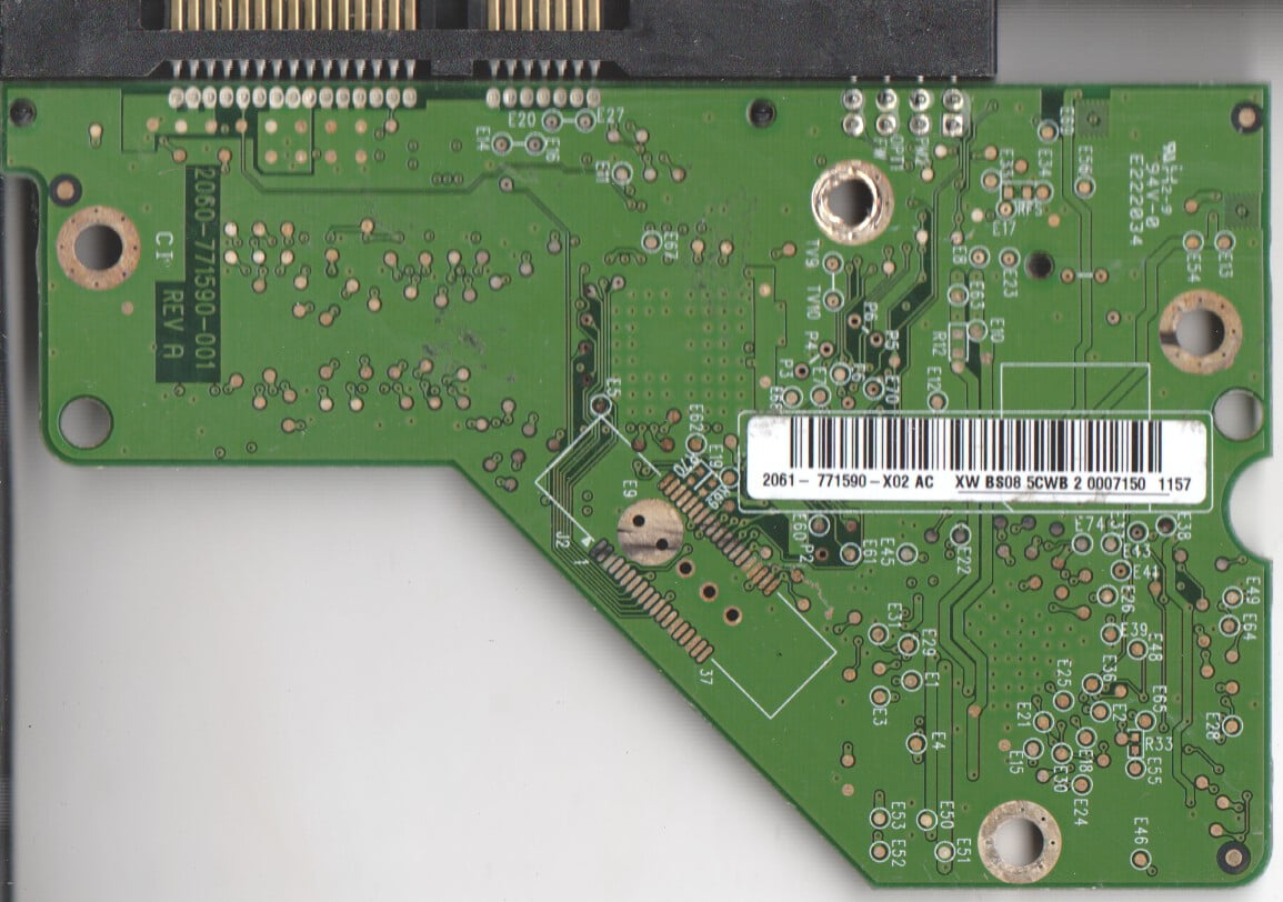 WD1600AAJS-60Z0A0, 2061-771590-X02 AC, REV A, WD SATA 3.5 PCB - Walmart.com