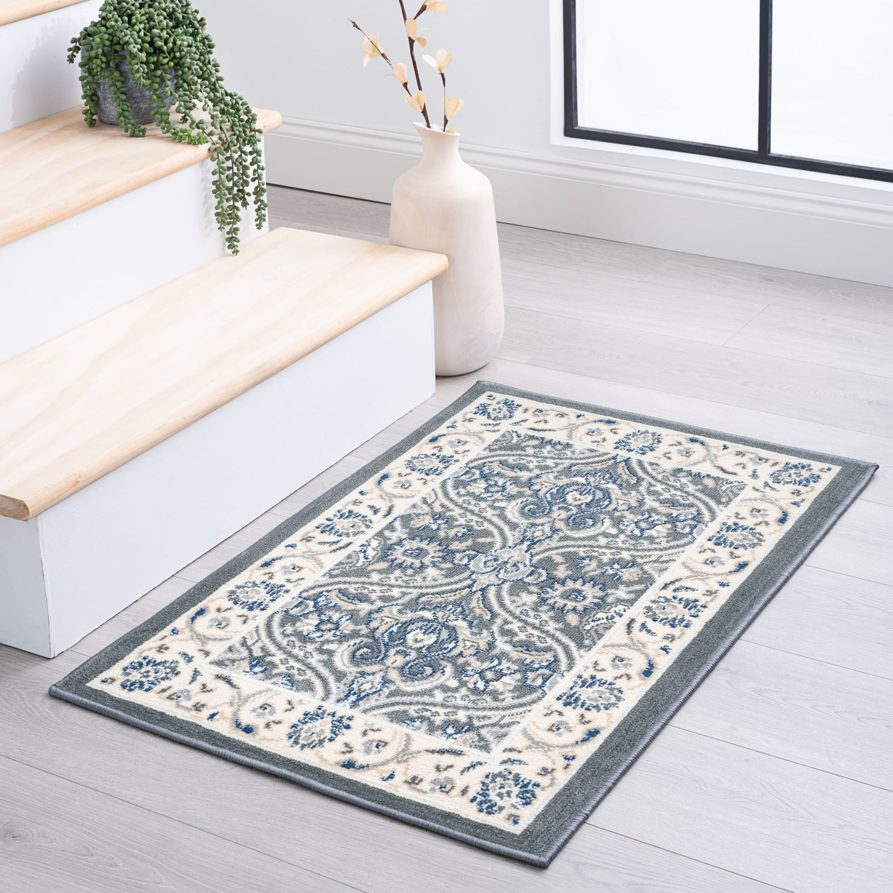 Bliss Rugs Tally Traditional Indoor Scatter Mat Rug - Walmart.com ...