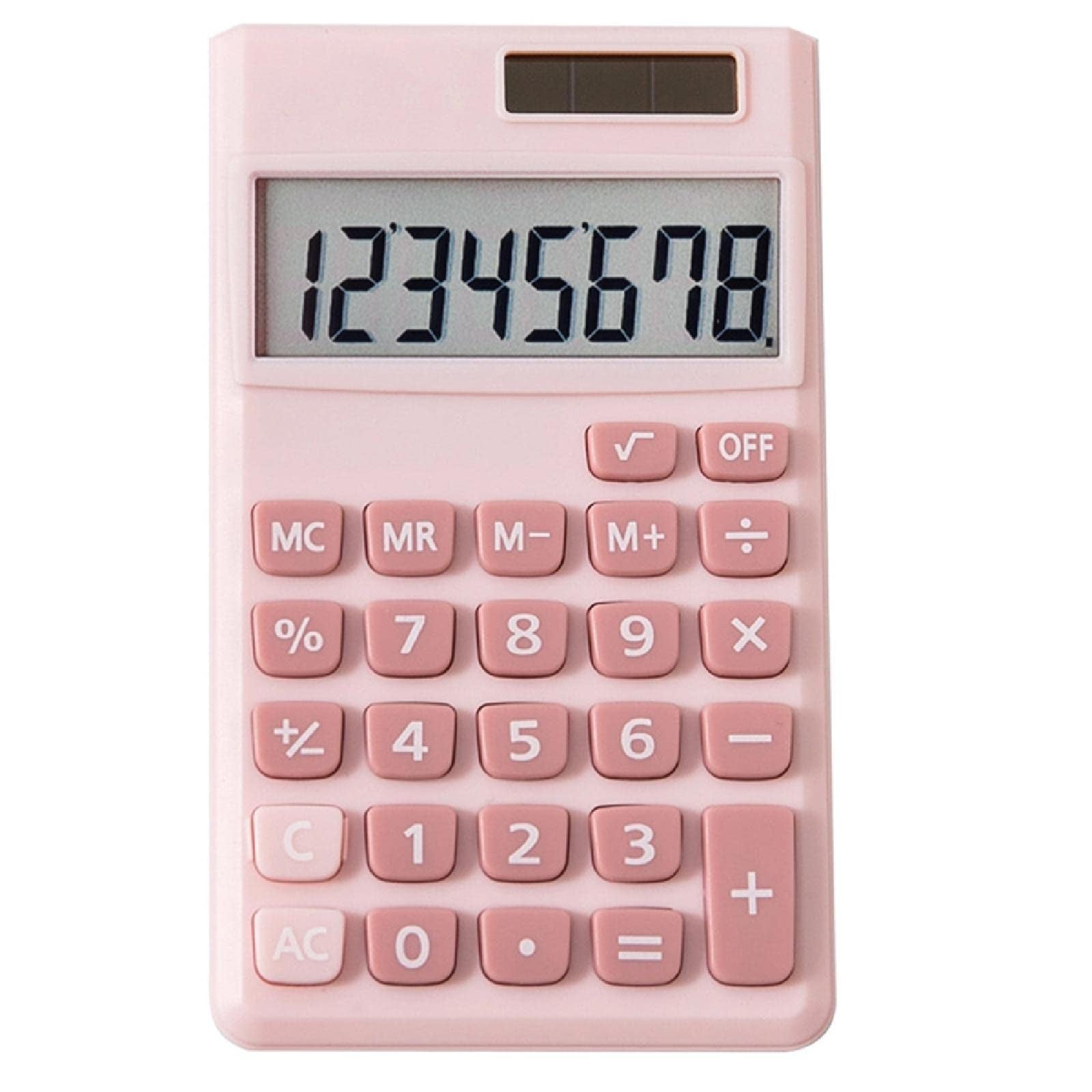 Mini calculadoras, calculadora de bolsillo de 8 dígitos con batería ...