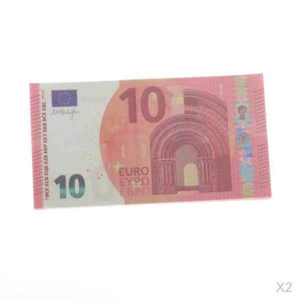 200pcs 10 Euro Props Jugar Fun Pretend Cash Prop Denominación Magic ...
