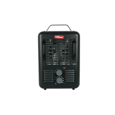 Hyper Tough 1500W Utility Space Heater, Fan-Forced Type, Indoor, Black ...