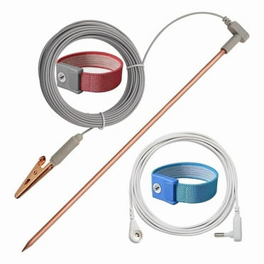Pure Copper Grounding Rod with 40ft Ground Cord, Portable Ground Rod ...