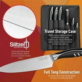 Maxam Slitzer Germany 7pc Professional Kitchen Cutlery Set with ...