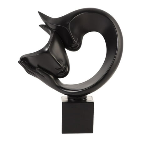 Abstract Statues Half Body Figurines Face Character Passionate Embrace ...