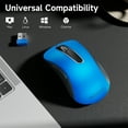 Wireless Mouse, 2.4GHz with USB Receiver, 1200 DPI Optical Tracking, 5 ...