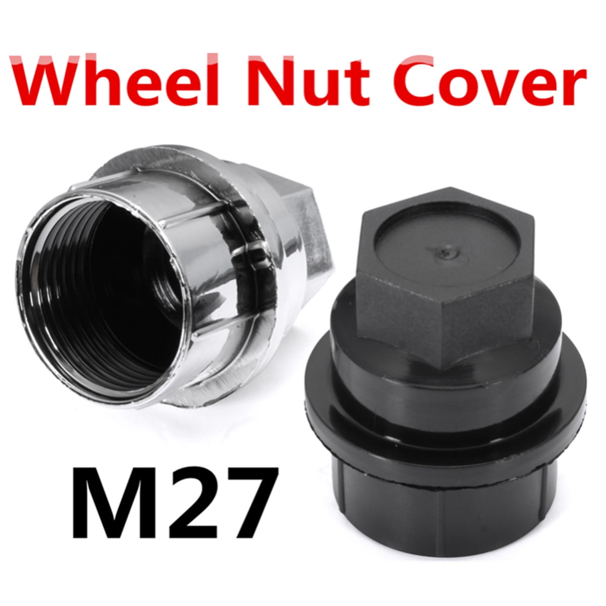 5pcs 27mm Universal Car Plastic Wheel Lug Nut Covers Caps 15646250 ...