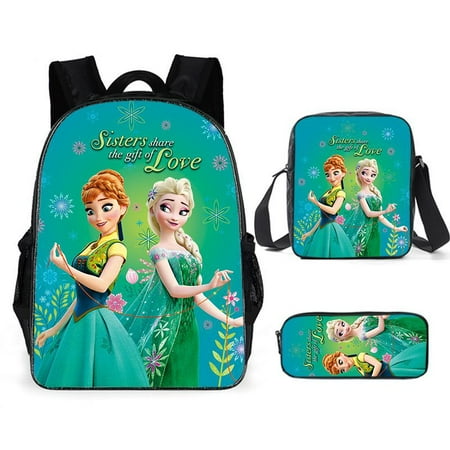 Disney Frozen Princess Backpack Kids School Bag Fairy Tale Schoolbag ...