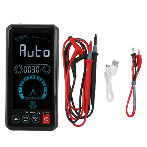 Touch Screen Test Meter, Digital Multimeter Automatic Identification ...