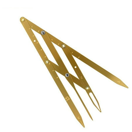 Golden Mean Calipers Stainless Steel Thrush Eyebrow Microblading Ruler ...