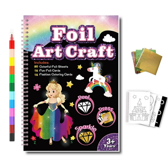 DIY Craft Tool Box Set for Kids Art Supplies Case with Handle Creative ...