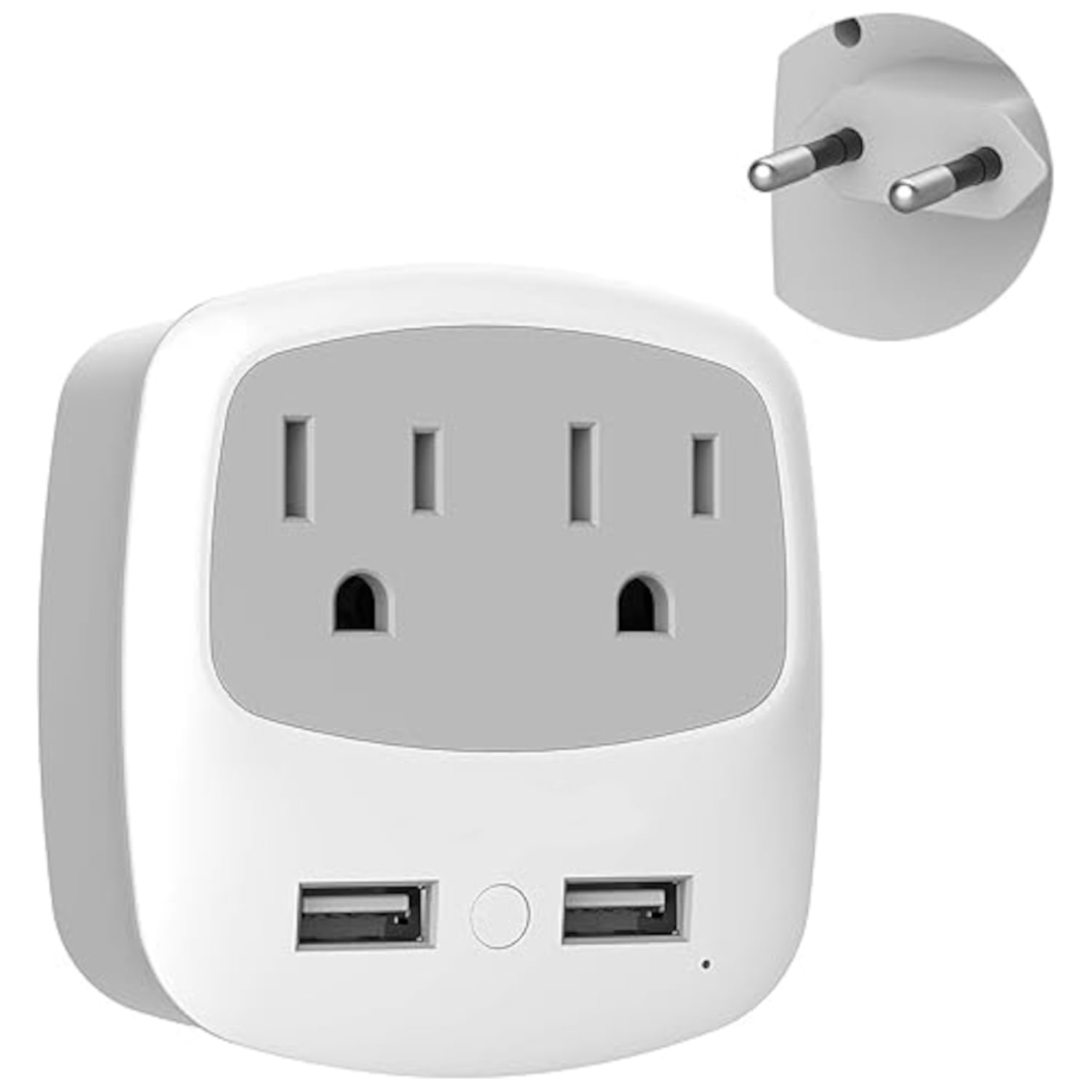 Click here for Na Na European Travel Adapter With 2 Usb Ports  Ca... prices