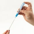 Tombow MONO Knock Pen Eraser, Blue, 3.8mm Diameter, Rubber Grip, Clip ...