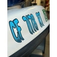 STIFFIE Waveline White/Black 3” Boat PWC Registration Decals • Numbers ...