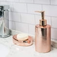 Watson Bathroom Accessories - Pink Rose Ceramic Bathroom Accessory Set ...