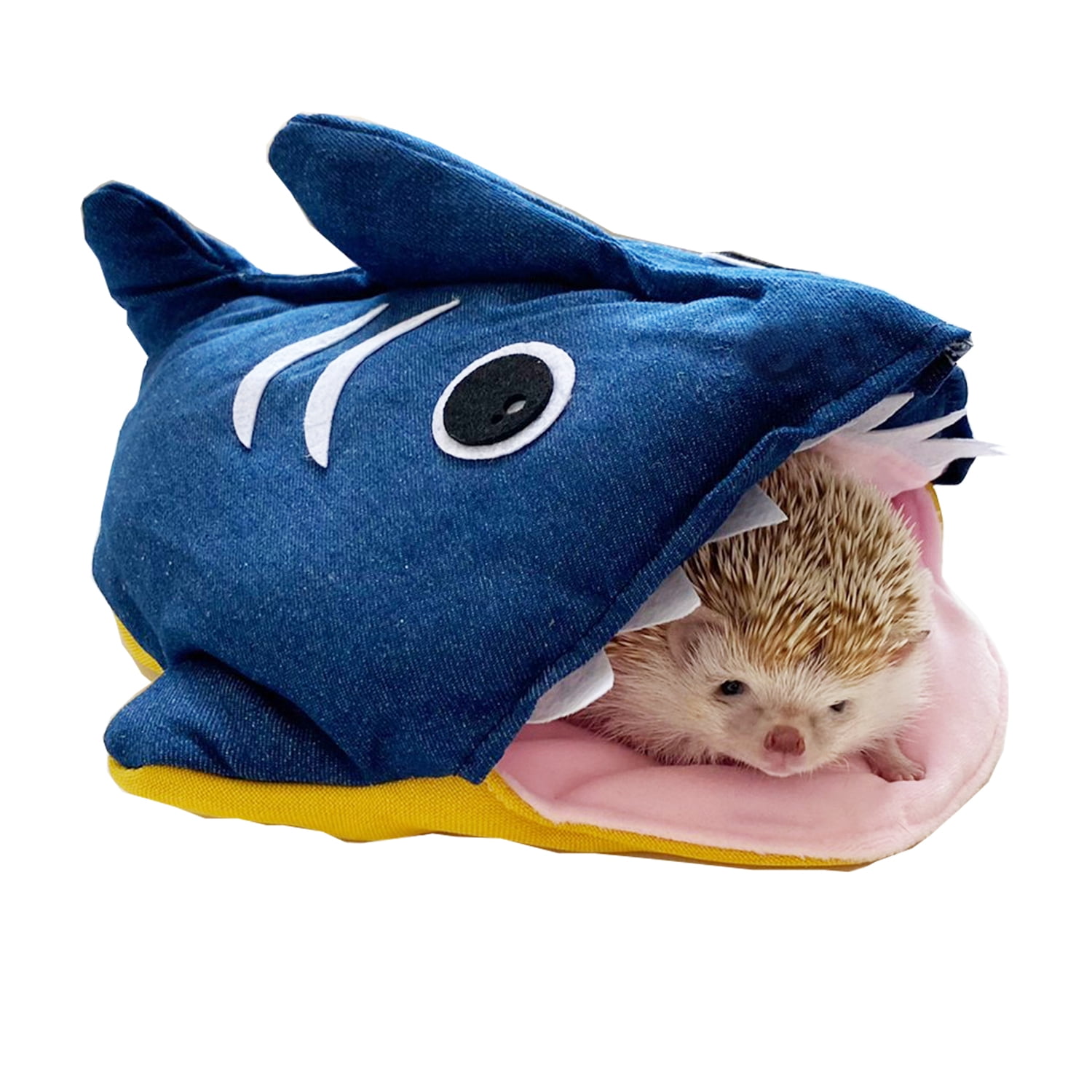 Shark Fleece Hedgehog Sleeping Pouch Hideout for Guinea Pig Ferret ...