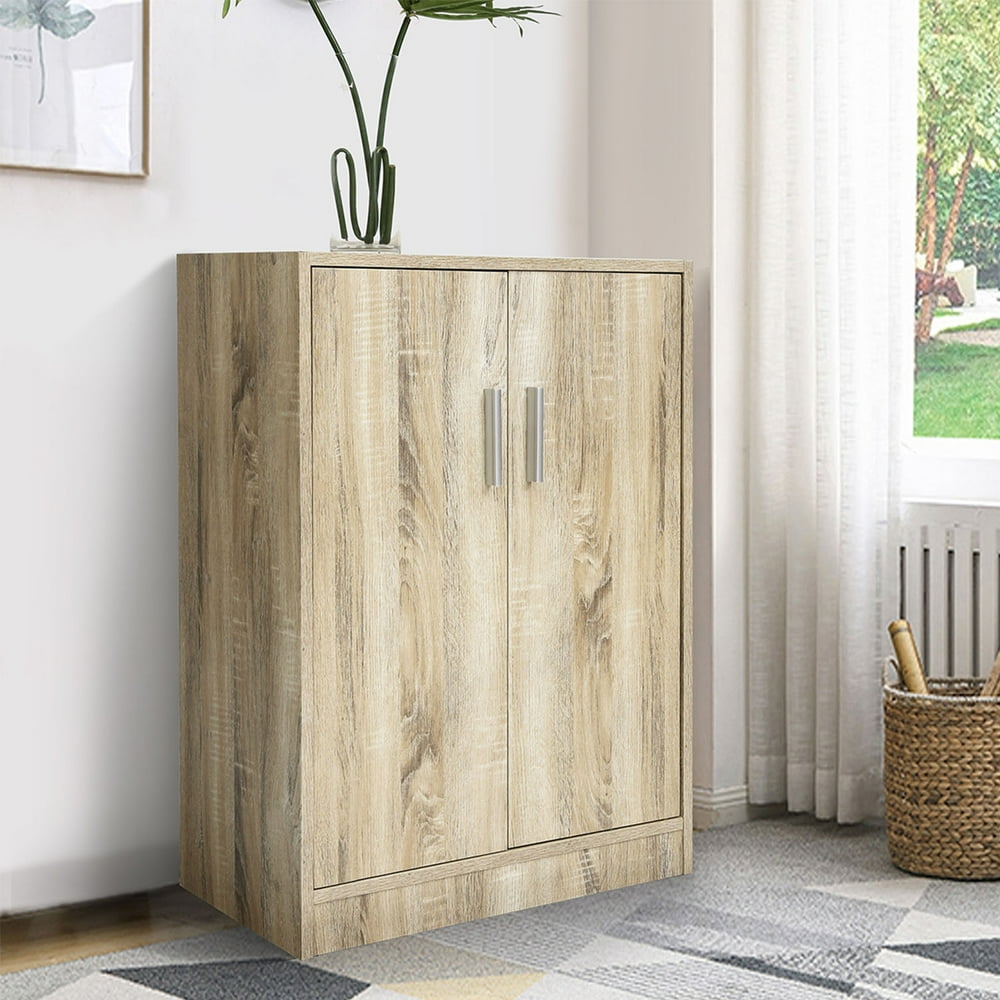 Topcobe Shoe Rack Cabinet, Wooden Shoe Storage Cabinet, Waterproof and ...